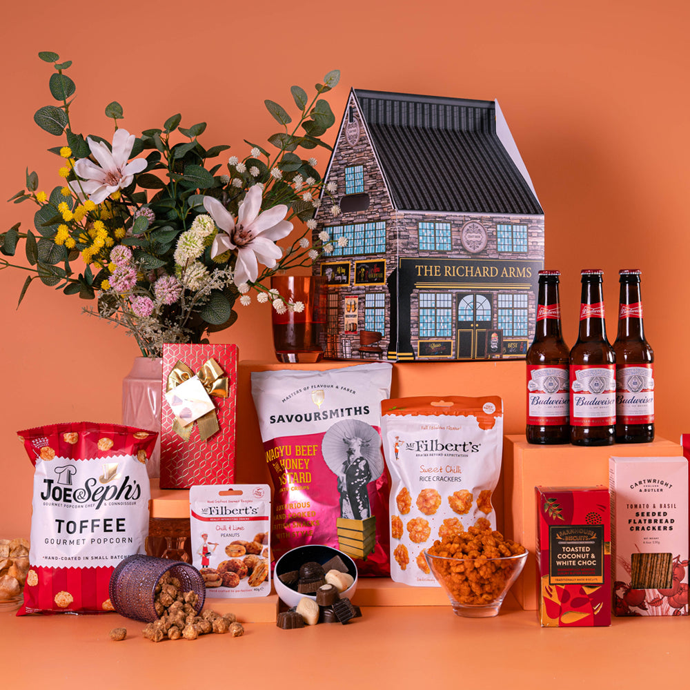 Peach Hampers offer bespoke branded and personalised corporate hampers