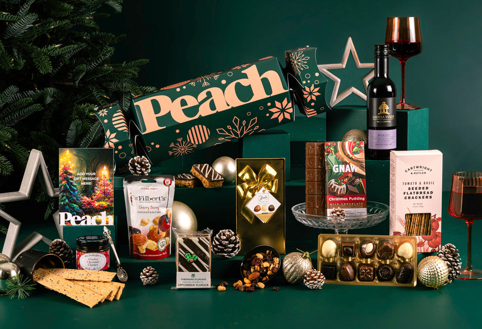 Peach Hampers offer bespoke branded and personalised corporate hampers