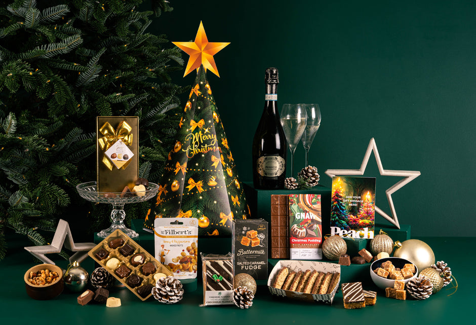 Peach Hampers offer bespoke branded and personalised corporate hampers