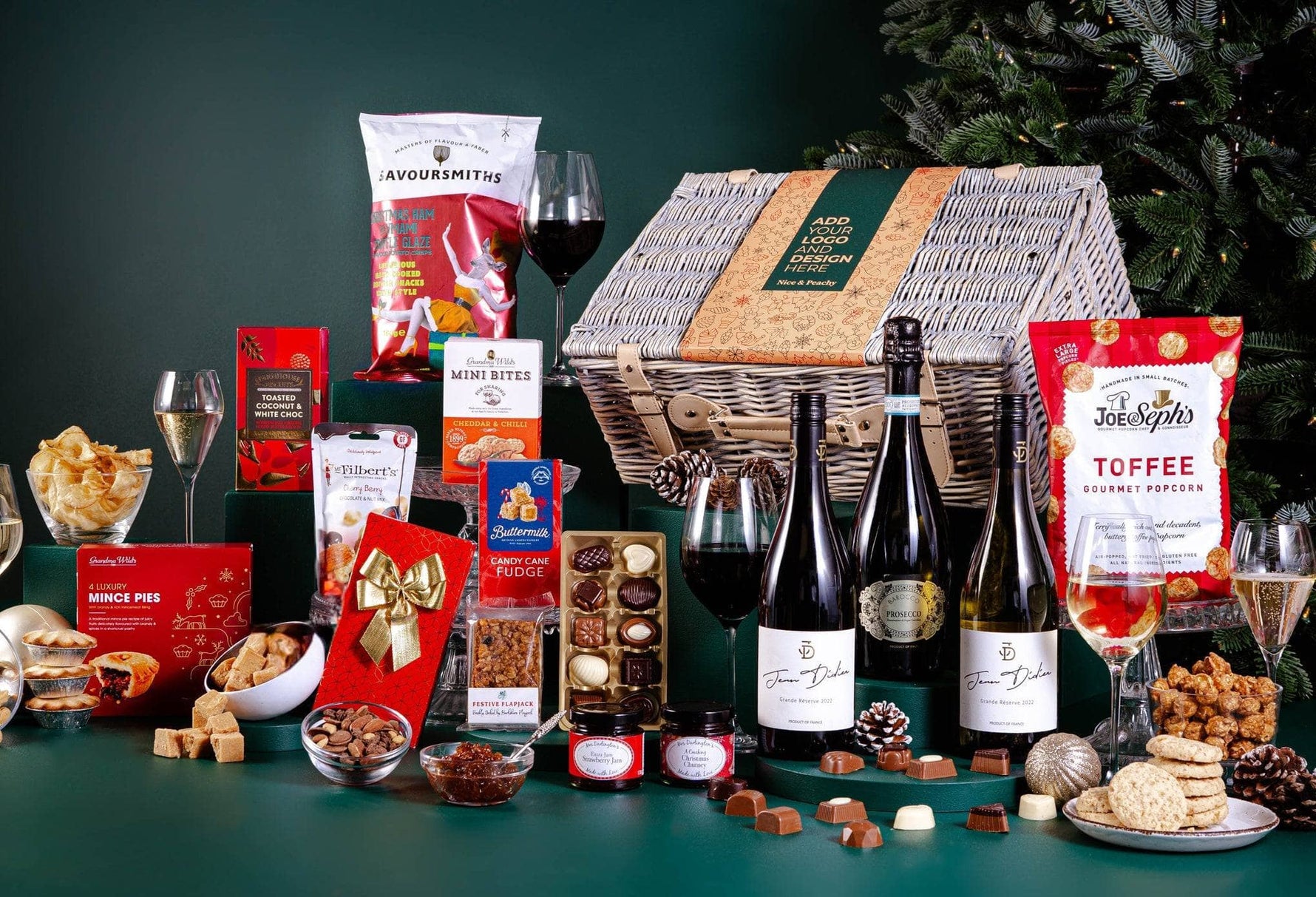 The Christmas Feast Hamper – Peach Hampers